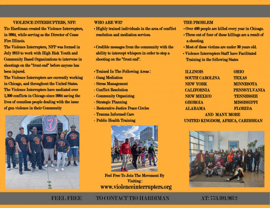 Violence Interrupters – Peace Initiative